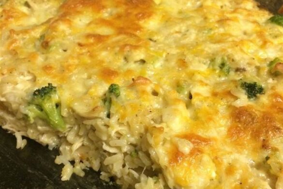 CREAMY CHICKEN AND RICE CASSEROLE - All We Cook