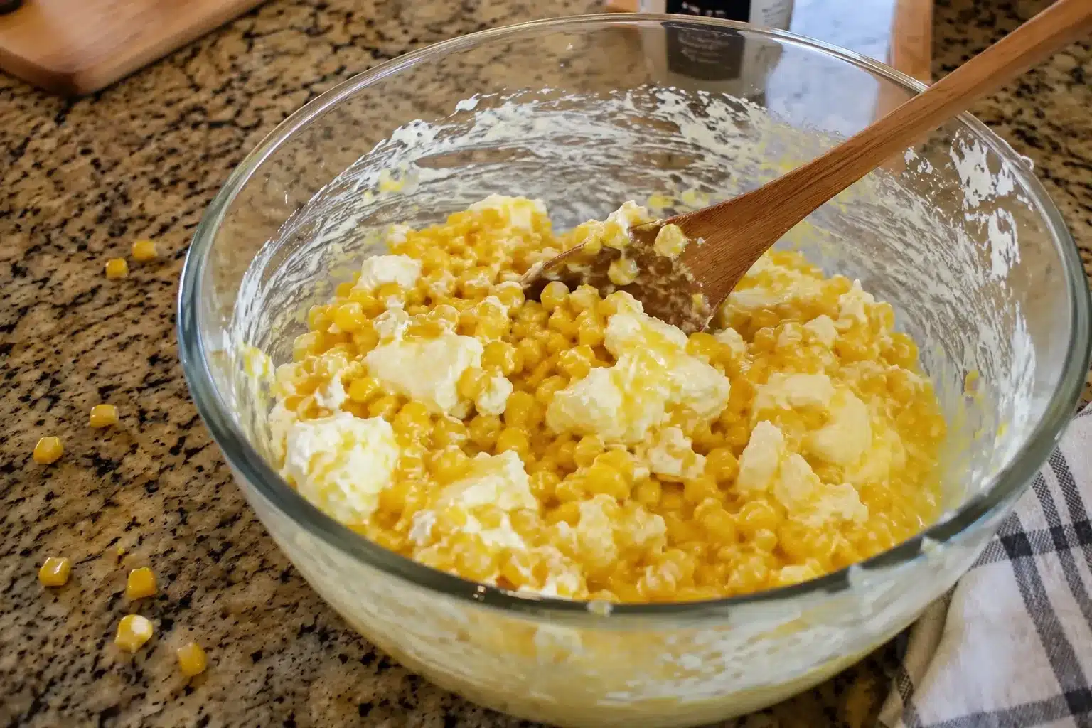 Cream Cheese Corn Casserole - All We Cook