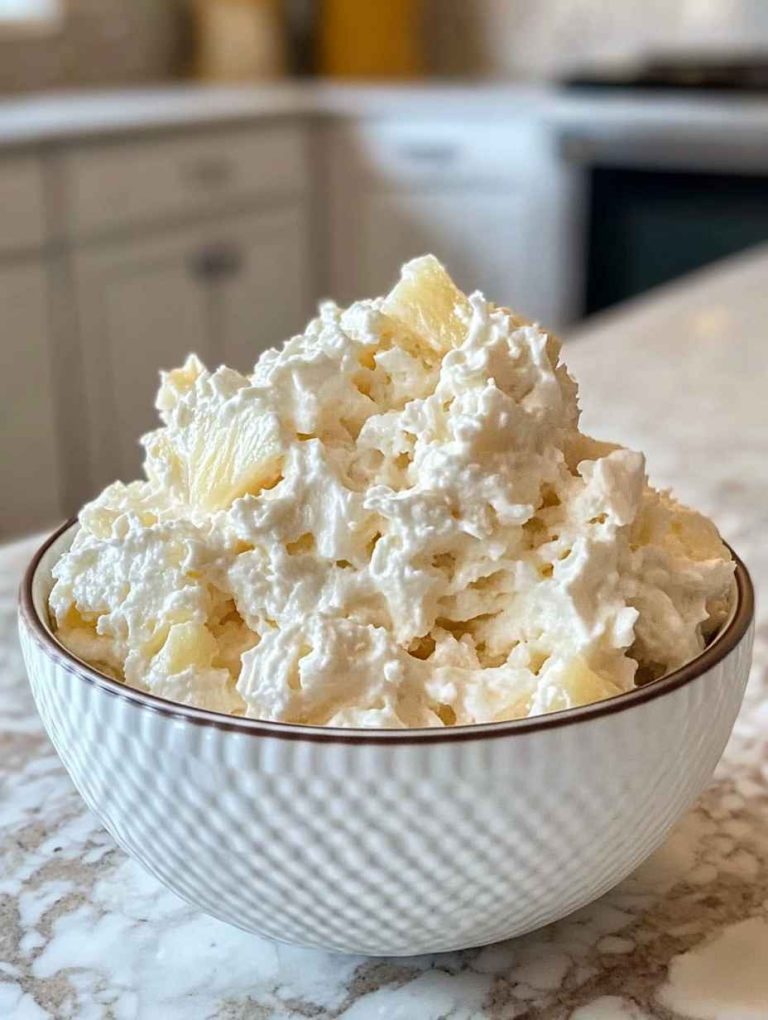 Hawaiian Pineapple Coconut Fluff - All We Cook