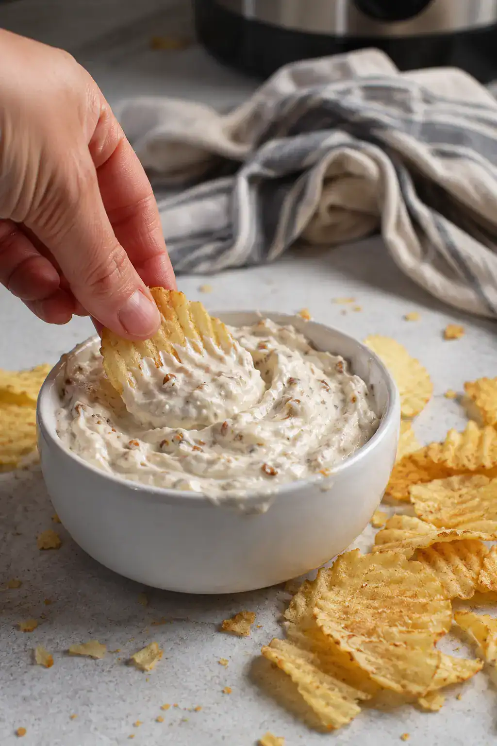 3-ingredient French onion dip - All We Cook